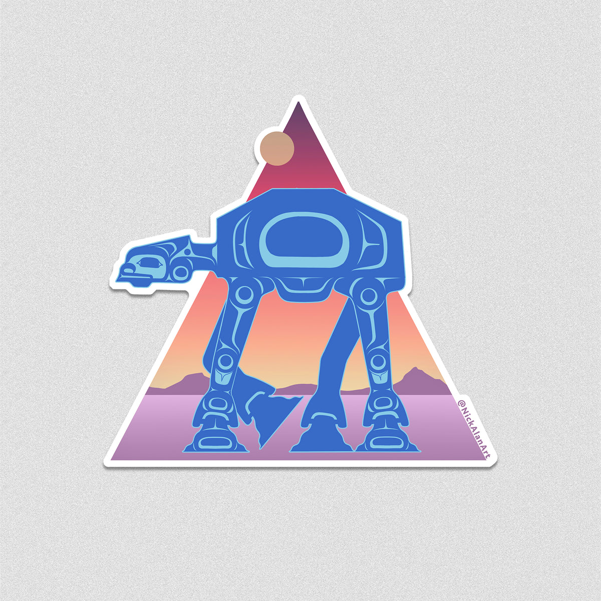 At-At Sticker – Nick Alan Art