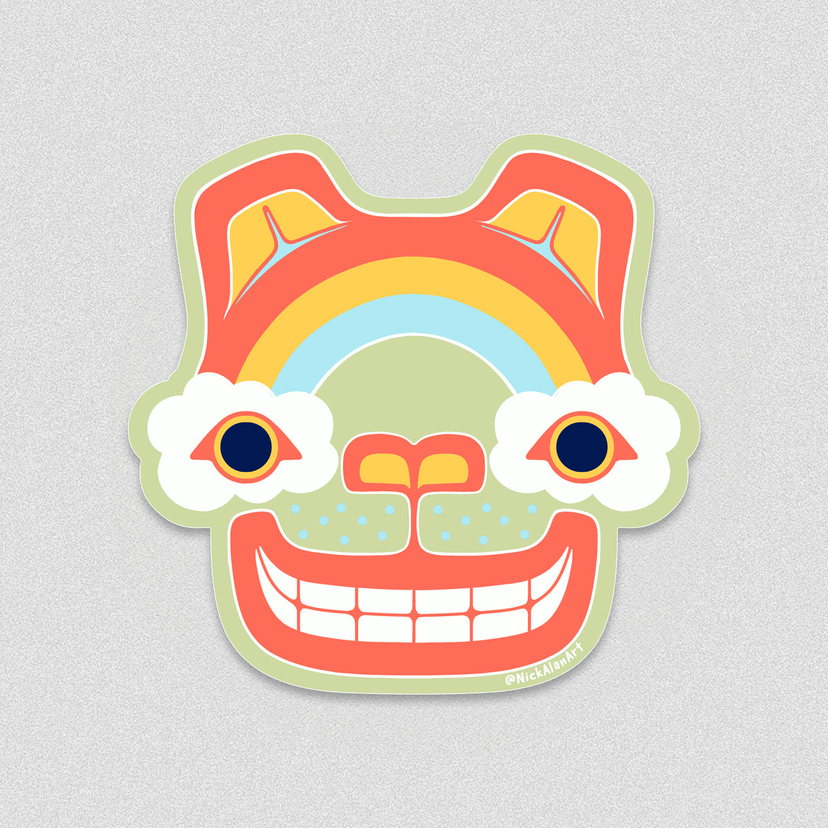 Rainbow Spirit Sticker – Nick Alan Art