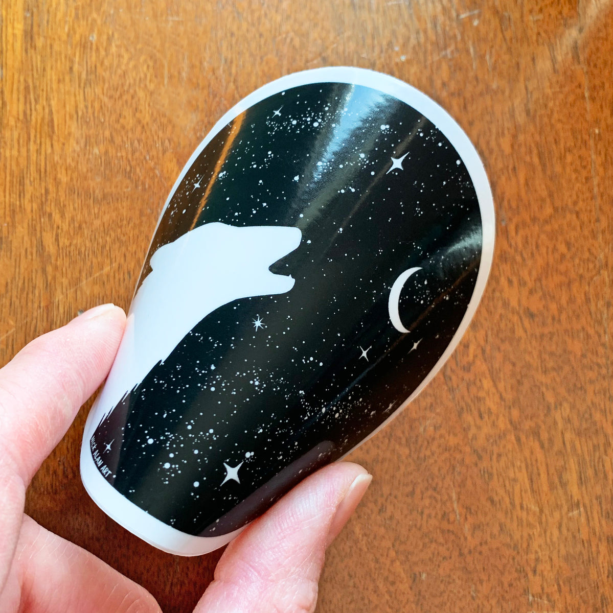 Howling Wolf Sticker – Nick Alan Art