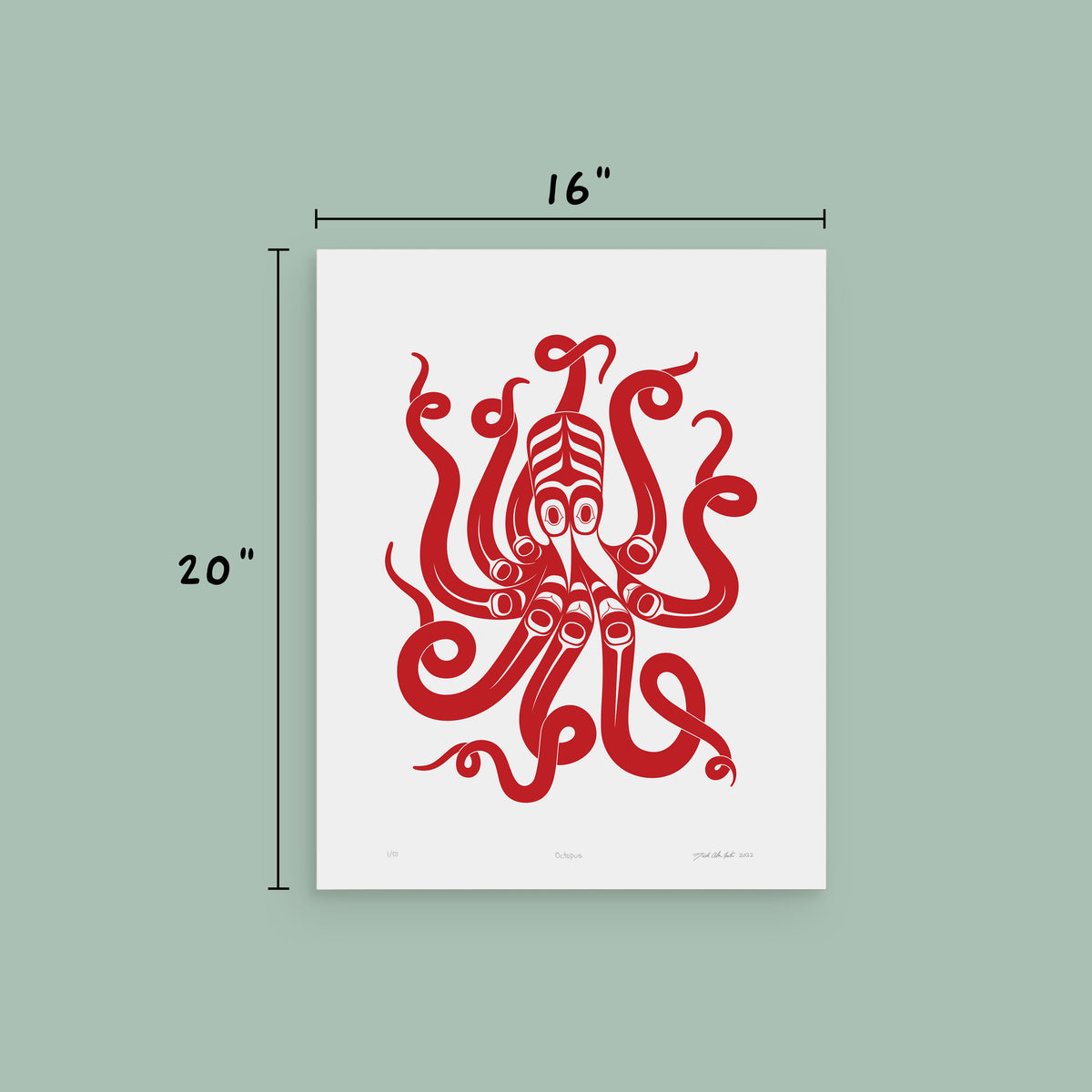 Octopus Screen Print (Limited Edition) – Nick Alan Art