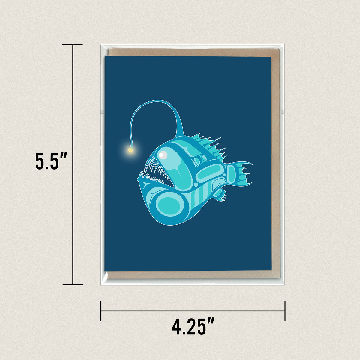 Angler Fish Card – Nick Alan Art